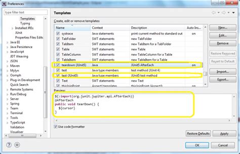 junit 5 test templates for eclipse howtodoinjava