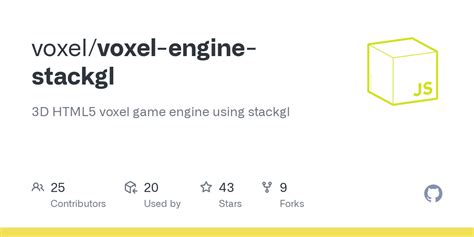 github voxel voxel engine stackgl 3d html5 voxel game engine using