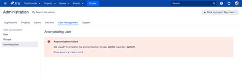 retrying anonymization administering jira applications data center