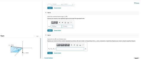 Solved Specify The Coordinate Direction Angle α1 Of F1
