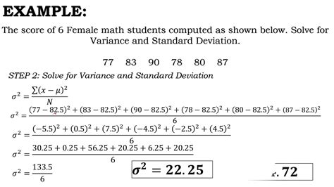 Measures Of Dispersion Variance And Standard Deviation Youtube