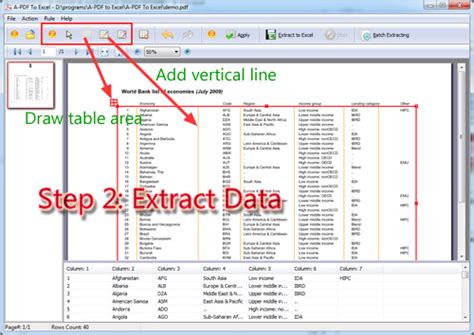 how to create an excel spreadsheet from a pdf file by
