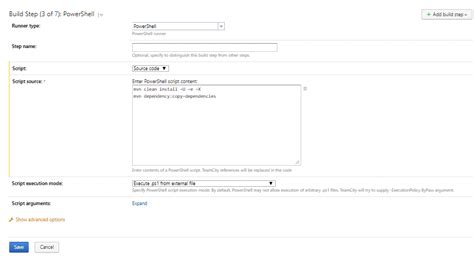 trying to build artifact with teamcity and intellij