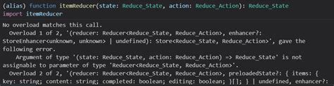 reactjs createstore can t recognize the reducer when using typescript