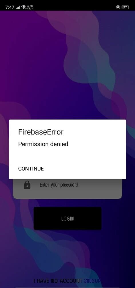 how to fix firebase permission denied discuss kodular community