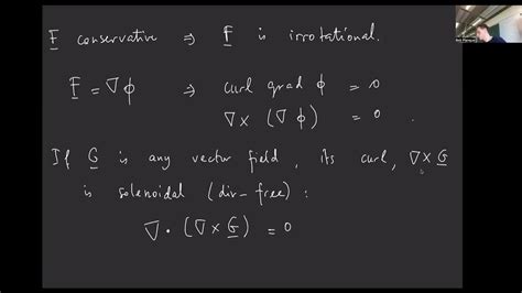 Lecture 5b Solenoidal And Irrotational Vector Fields Youtube