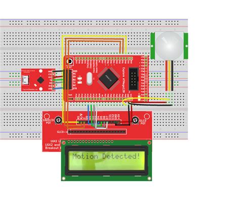 pir motion sensor interface with atmega128 tutorials