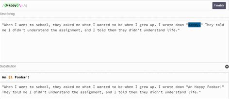 regular expressions basics of substitution regex tutorial