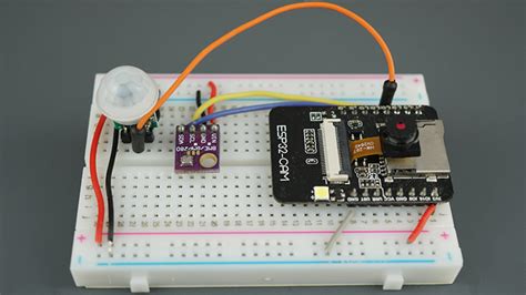 esp32 cam shield pcb with telegram photos outputs sensor motion