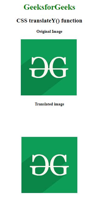 css translatey function geeksforgeeks
