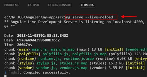 ng serve live reload trong angular 2 ~ thế giới giải mã