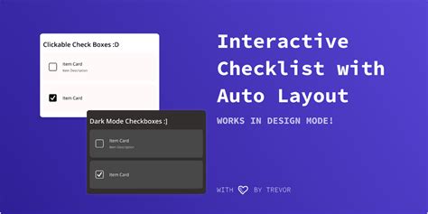 truly interactive checkboxes with auto layout figma community