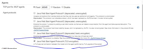 [jenkins 29616] java lang exception the server rejected the connection