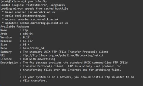 before installing ftp vsftp on centos redhat server