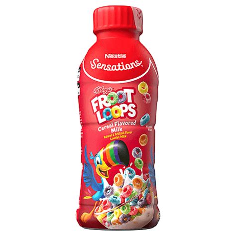 Nestle Sensations Froot Loops Cereal Flavored Lowfat Milk 14 Fl Oz