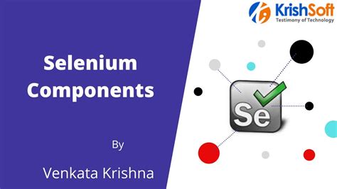 selenium beginner tutorial 4 selenium components youtube