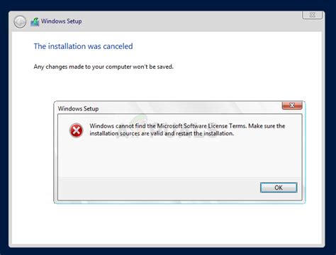fix windows can t find the microsoft software license terms