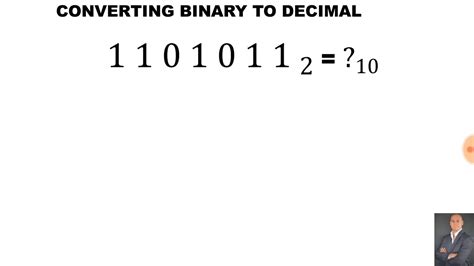 convert binary into decimal youtube