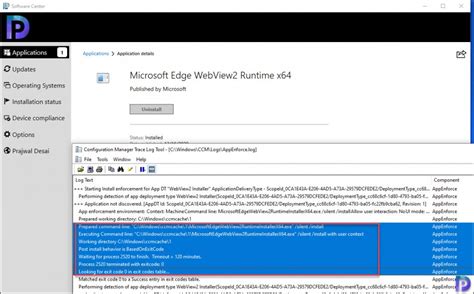 deploy microsoft edge webview2 using configmgr