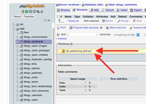 php phpmyadmin does not recognize my databases stack overflow