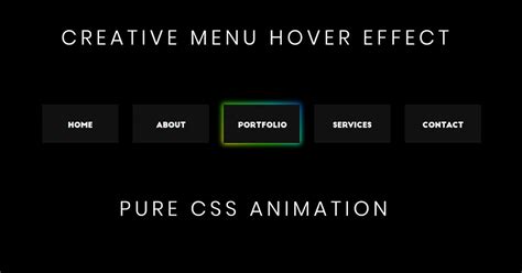 creative css menu hover effect css menu hover effects divinector