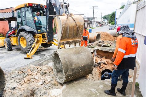 Prefeitura De Manaus Recupera Rede De Drenagem Profunda No Nova Cidade