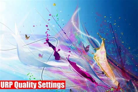urp quality settings utilities tools unity asset store