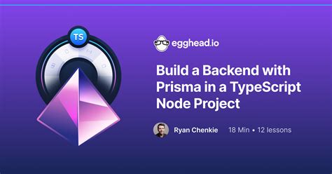 build a backend with prisma in a typescript node project