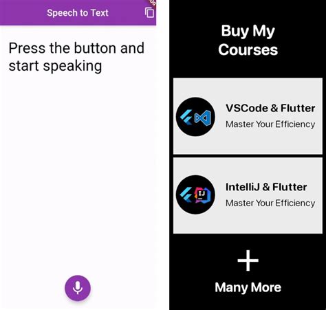 flutter tutorial speech to text and voice recognition