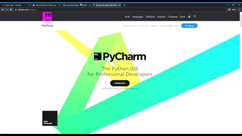 tutorial on how to install python and guide on selecting a