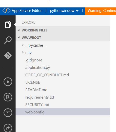 deploying hello world python flask in azure app service