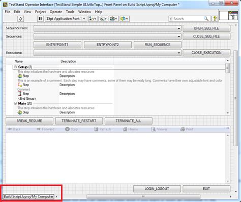 teststand and labview cannot load same vi while using the teststand