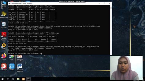 membuat database di mysql server melalui cmd perintah