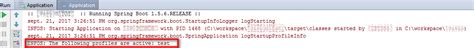 spring boot how to set spring active profile environment variable in
