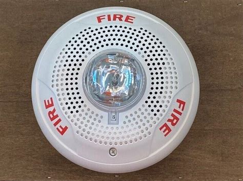 System Sensor Spscw Ceiling Mount Speaker Strobe Ebay