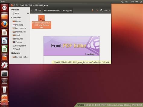 how to edit pdf files in linux using pdfedit 5 steps