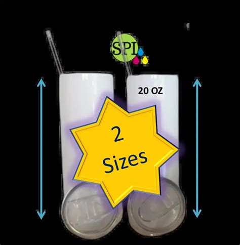 20 Oz Skinny Tumbler Sublimation Template