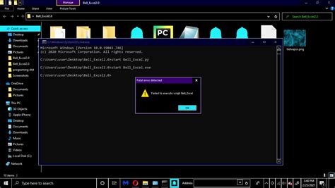 python pyinstaller exe not working failed to exexute script stack