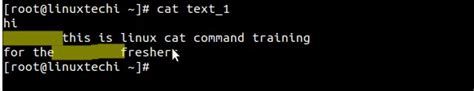 16 quick cat command examples in linux