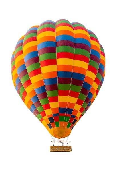 Premium Photo Multi Color Hot Air Balloon Isolated