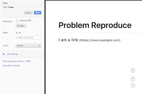 js print remove url