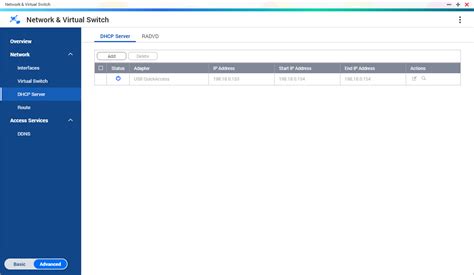 dhcp server