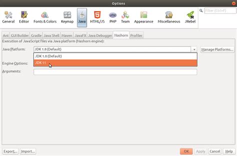 xubuntu which jdk version is compatible with netbeans on