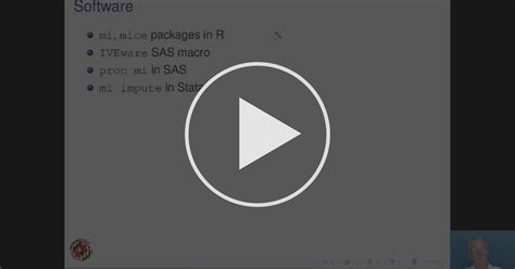 Mice R Package Imputing For Missing Items Coursera