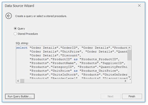 data source wizard devexpress end user documentation