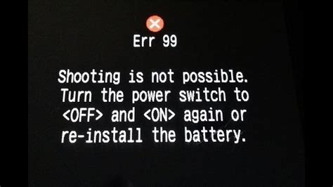memory card errors and solutions on canon camera
