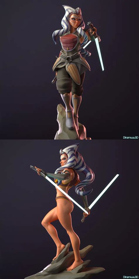 Download Free High Quality Ahsoka Tano Star Wars 3d Model For