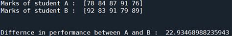 euclidean distance example linear algebra using python