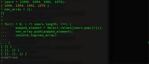 javascript looping over an array and pushing data to another array