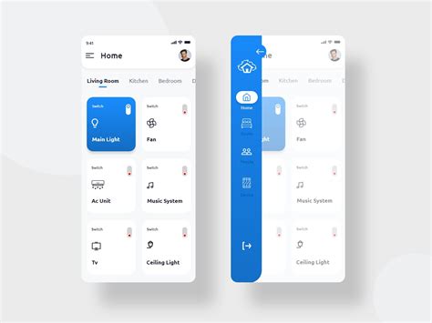 smart home automation development mobile app design inspiration home